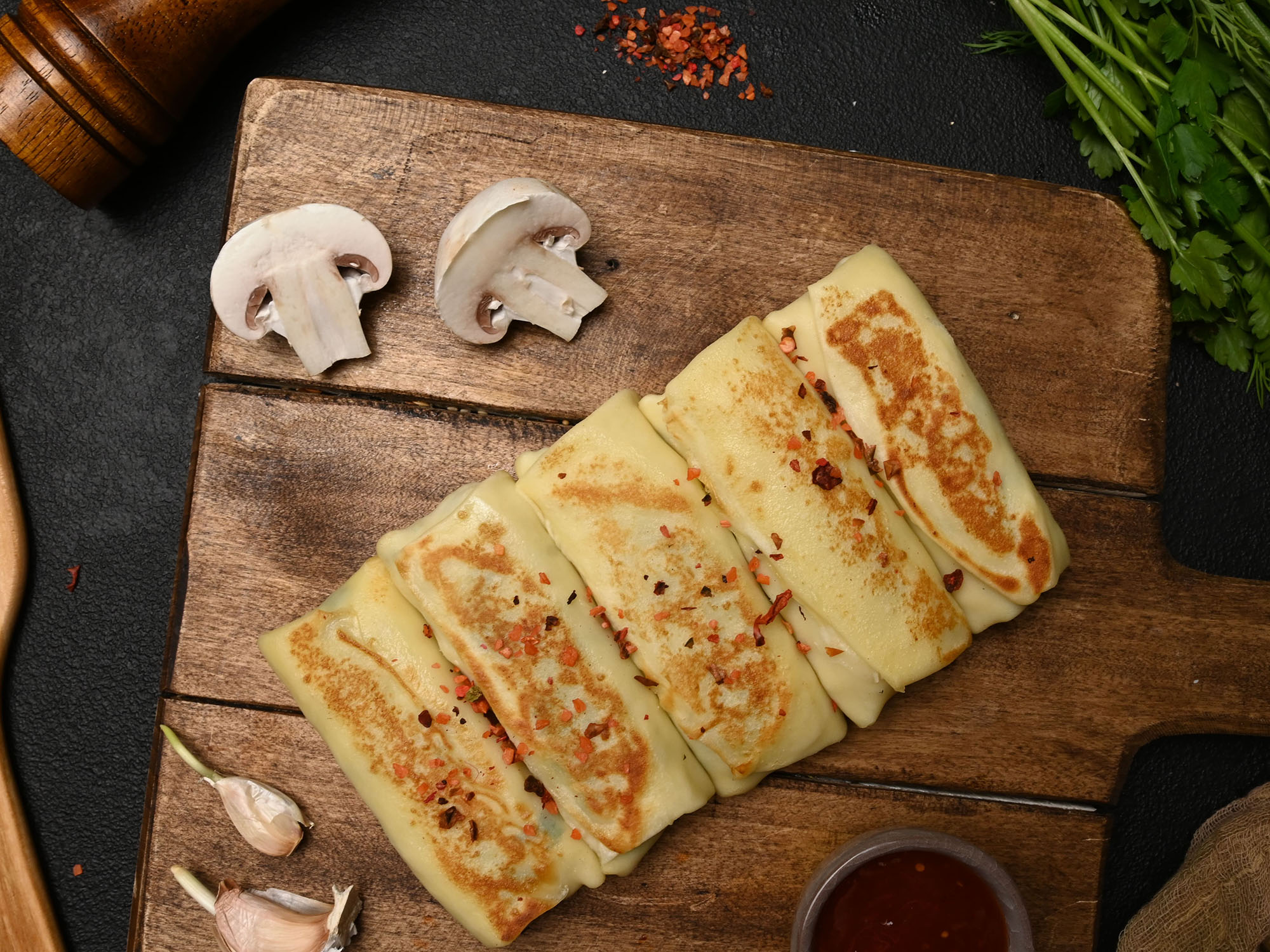 Млинці з куркою та шампіньйонами | Multi Cook - Зелена Гура